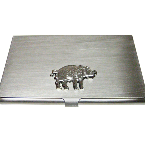 Kiola Designs | Accessories | Textured Pig Business Card Holder | Poshmark